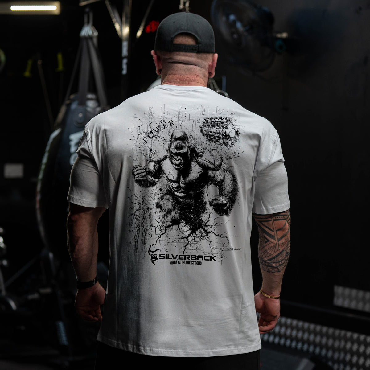 #6 Power FOS T-Shirt - Black - Silverback Gymwear