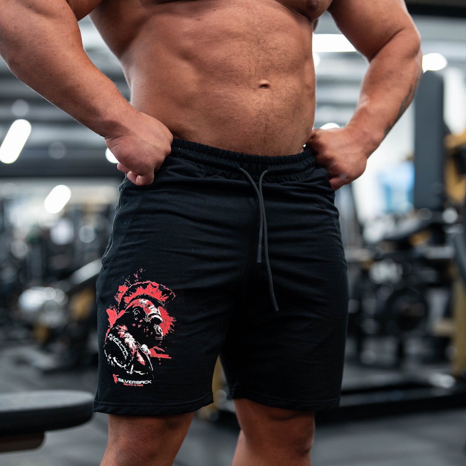 Mens Gym Shorts | Bodybuilding & Lifting Shorts | Silverback Gymwear